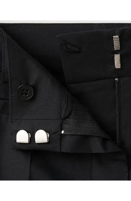 Mango Serin Stretch Cotton Flare Trousers