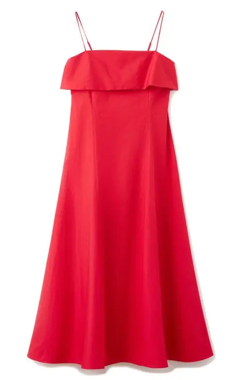 Mango A-line Midi Dress
