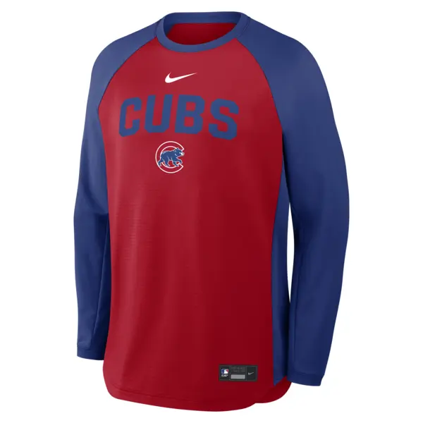 Nike Chicago Cubs Authentic Collection Dri-fit Pullover Crew