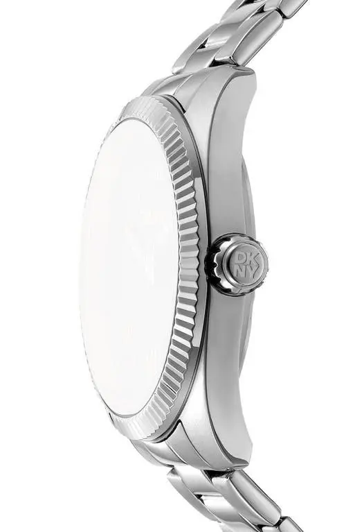 Dkny Day Date Bracelet Watch - Gray