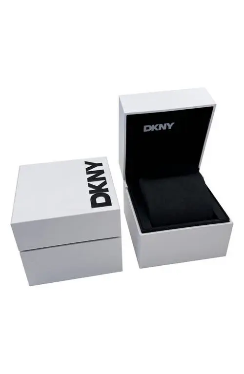 Dkny Day Date Bracelet Watch - Gray