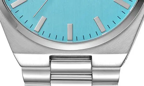 Dkny Two-tone Stainless Steel Bracelet Watch With Date Window - Light Blue