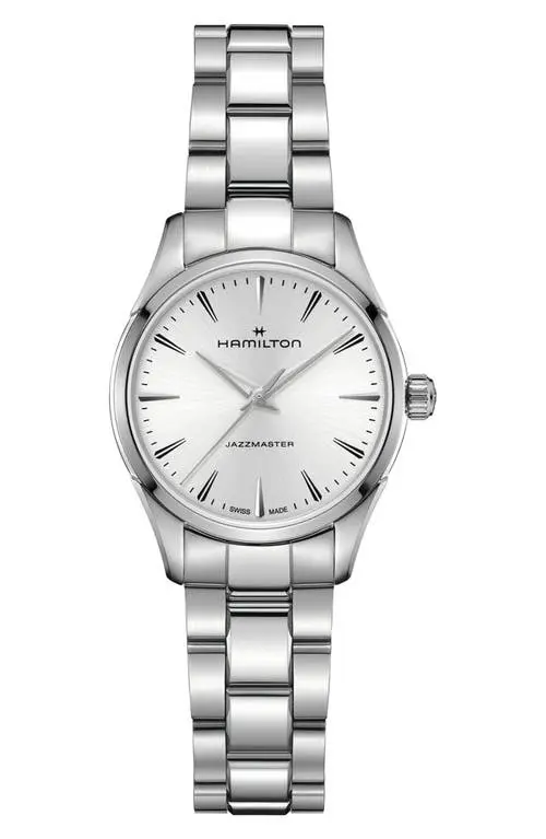 Hamilton Jazzmaster Stainless Steel Bracelet Watch - Silver