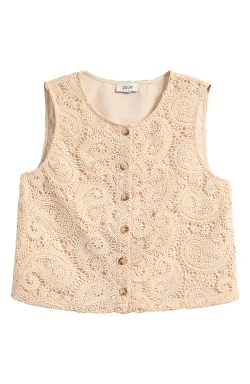 CECE DUPRAZ Crochet Vest