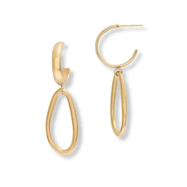 A WEATHERED PENNY Meri Hoop Earrings