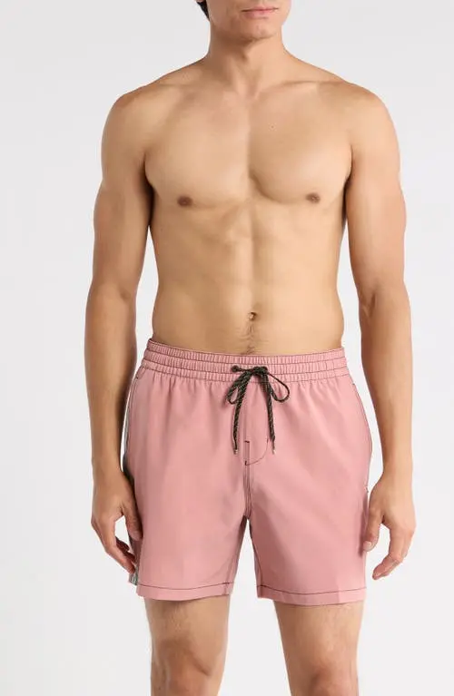 BILLABONG Dbah Panel Loopback Swim Trunks - Ash Rose