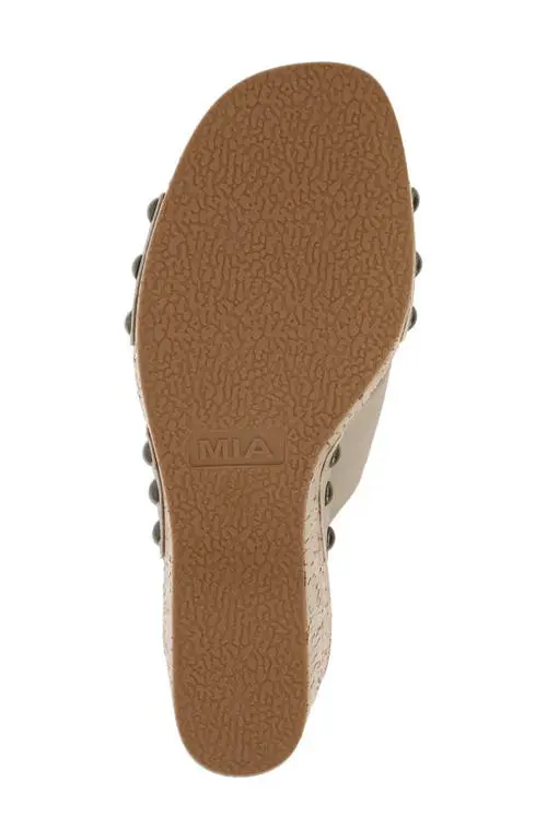 Mia Elleiana Wedge Sandal - Sand