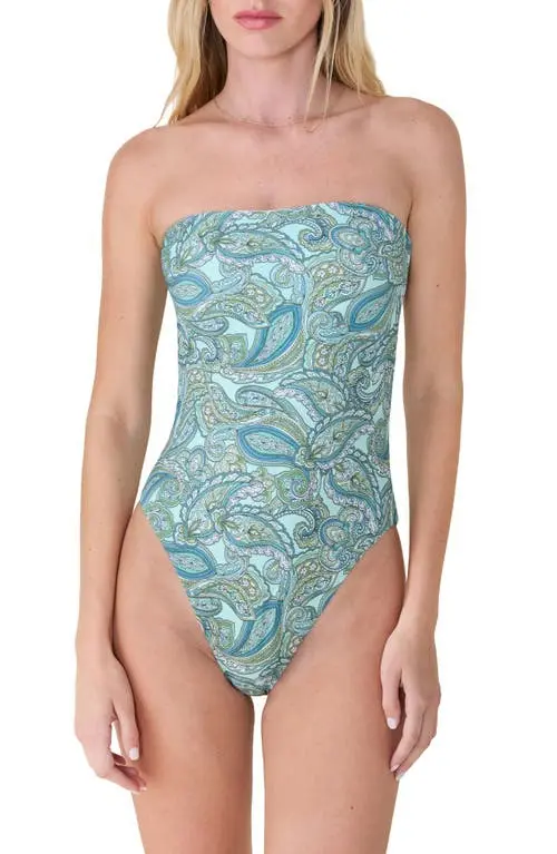 ANDIE Kauai Long Torso One-piece Swimsuit - Poolside Paisley