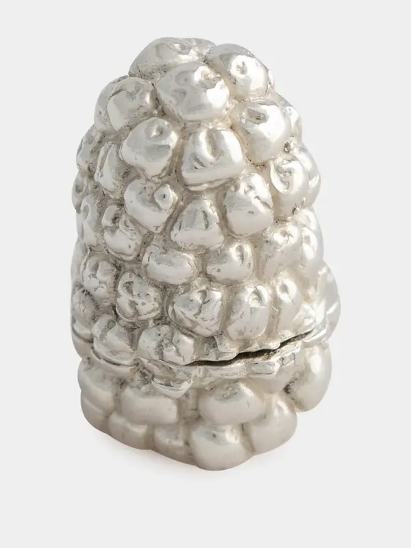 LEITÃO &AMP; IRMÃO Leitão & Irmão Blackberry Trinket Box In Sterling