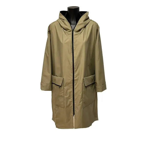 MAXJENNY High Tech Microfiber Hooded Rain Jacket
