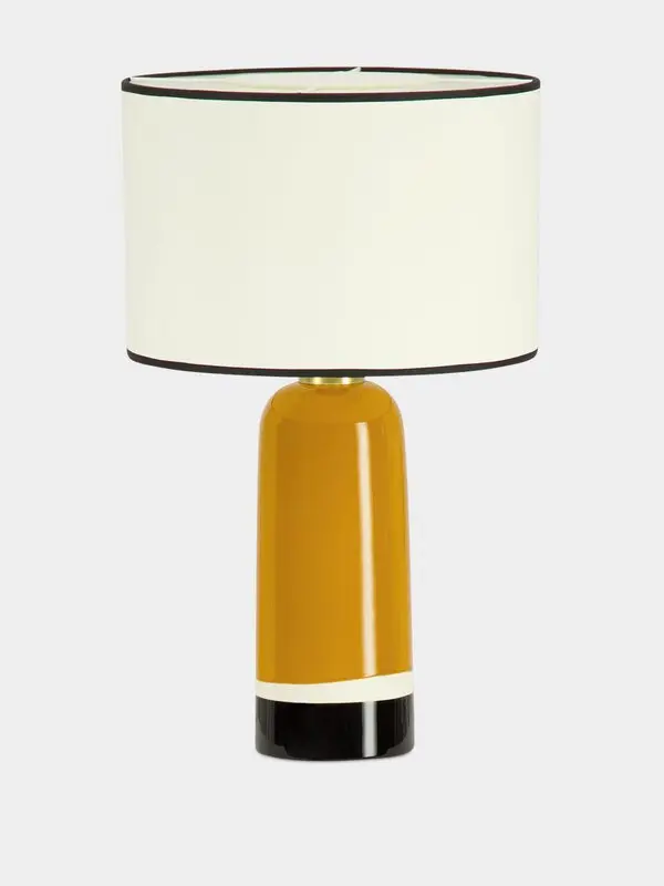 MAISON SARAH LAVOINE Sicilia Ochre Ceramic Table Lamp - Yellow