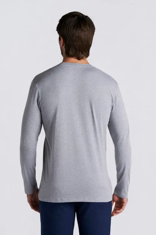 Coolibar Morada Long Sleeve T-shirt - Grey Heather