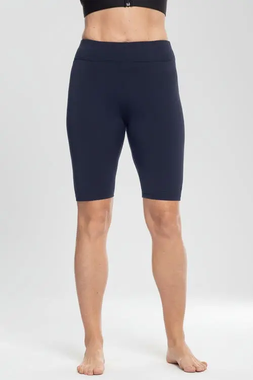 Coolibar Deep Water Upf 50+ Swim Shorts With Internal Pocket - Navy