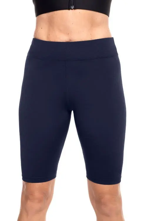 Coolibar Deep Water Upf 50+ Swim Shorts With Internal Pocket - Navy