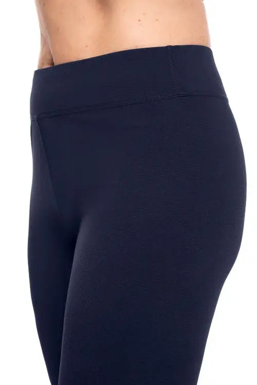 Coolibar Deep Water Upf 50+ Swim Shorts With Internal Pocket - Navy