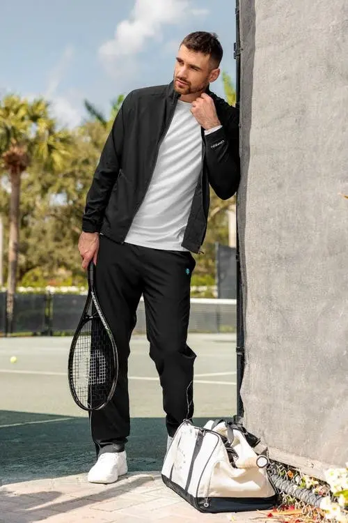 Coolibar Outpace Sport Jacket Upf 50+ Sun Protection - Black