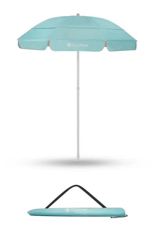 Coolibar Intego Beach Umbrella - Coolibar Blue