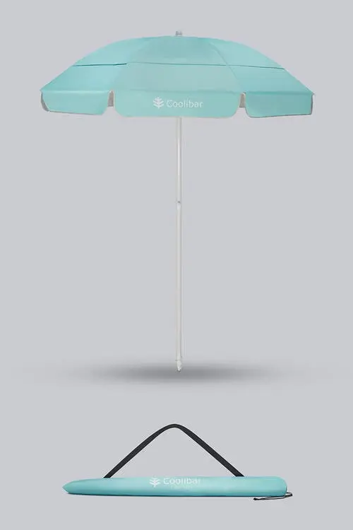 Coolibar Intego Beach Umbrella - Coolibar Blue