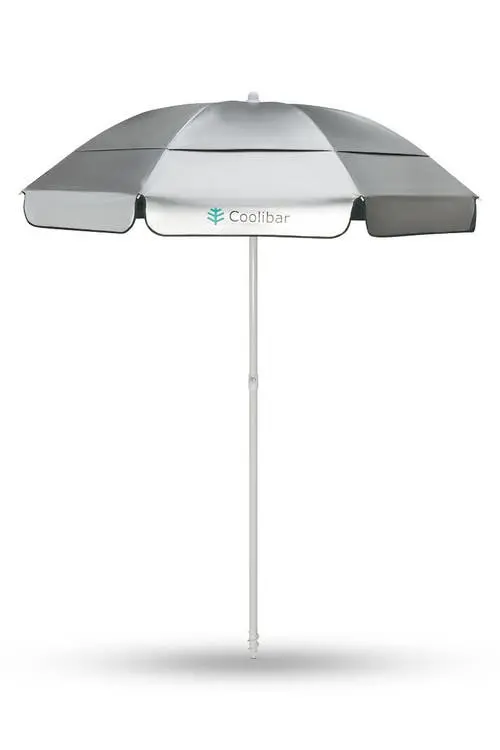 Coolibar Intego Beach Umbrella - Silver