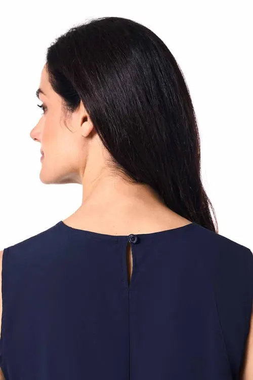 Coolibar St. Tropez Long Sleeve Top Tank - Navy