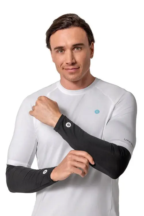 Coolibar Maxshield Performance Arm Sleeves - Black