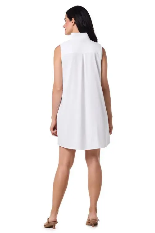 Coolibar Silverlakes Sleeveless Upf 50+ Sun Protection Dress - White