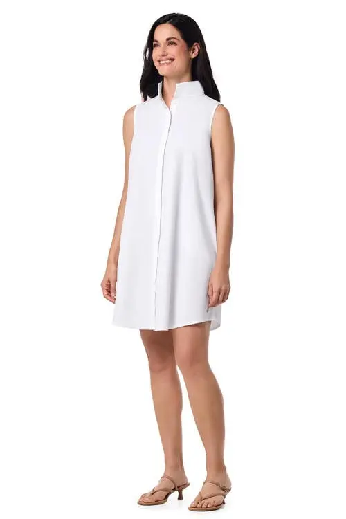 Coolibar Silverlakes Sleeveless Upf 50+ Sun Protection Dress - White