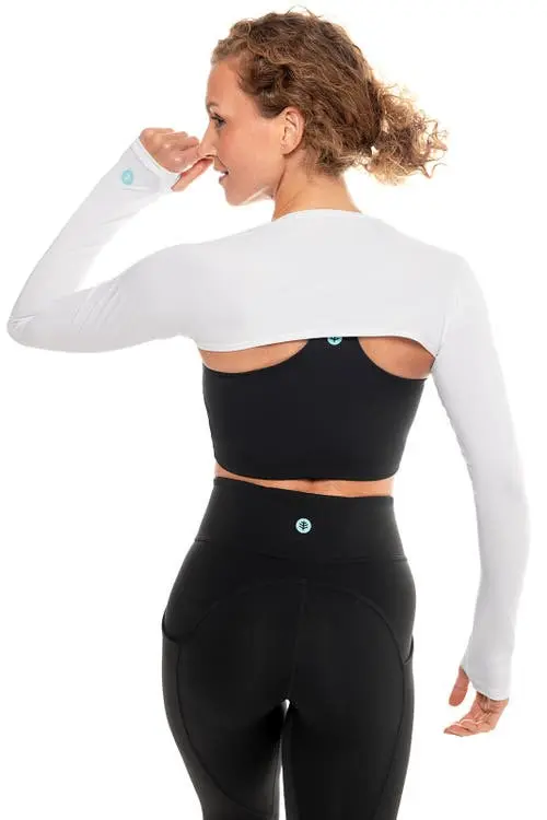 Coolibar Upf 50+ Larix Shoulder Wrap Uv Sleeves