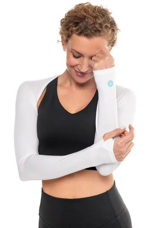 Coolibar Upf 50+ Larix Shoulder Wrap Uv Sleeves