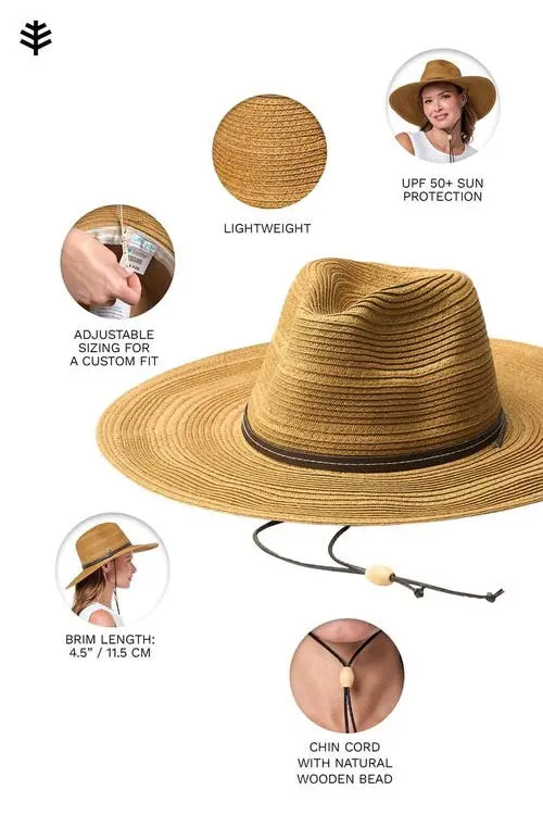 Coolibar Sun Hat With Upf 50+ Protection And Chin Cord