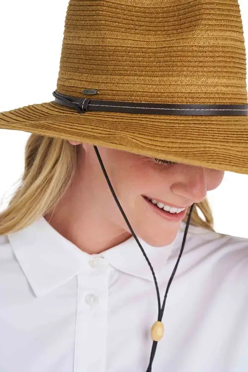 Coolibar Tempe Sun Hat With Chin Cord - Tan