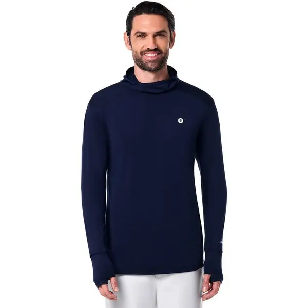 Coolibar Performance Sun Hoodie With Upf 50+ Protection - Navy