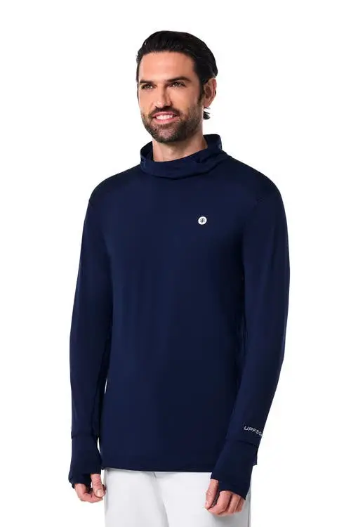 Coolibar Performance Sun Hoodie With Upf 50+ Protection - Navy