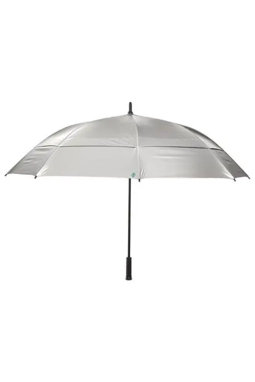 Coolibar Tournament Golf Umbrella With Upf 50+ Sun Protection - Silver