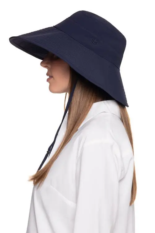 Coolibar Upf 50+ Sun Travel Hat - Navy