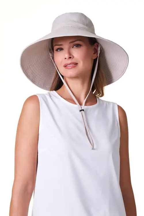 Coolibar Cyd Travel Hat - Sand