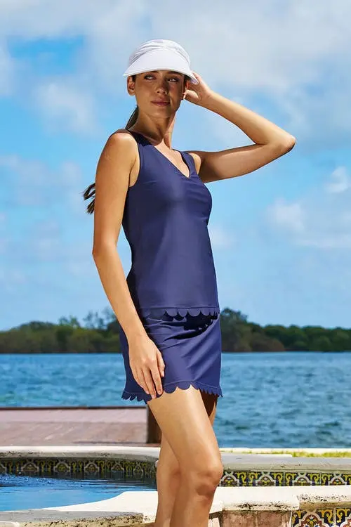 Coolibar Acropora Scallop Tankini