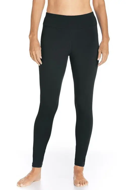 Coolibar Deep Water Swim Tights - Black
