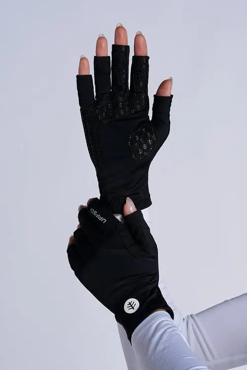 Coolibar Maxshield Upf 50+ Fingerless Multi-sport Gloves