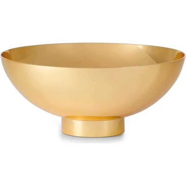 Aerin Sintra Large Footed Bowl - Gold