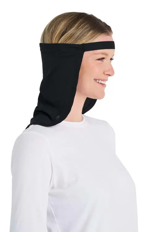 Coolibar Windom Uv Hat Drape - Black