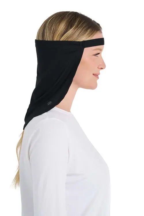 Coolibar Windom Uv Hat Drape - Black