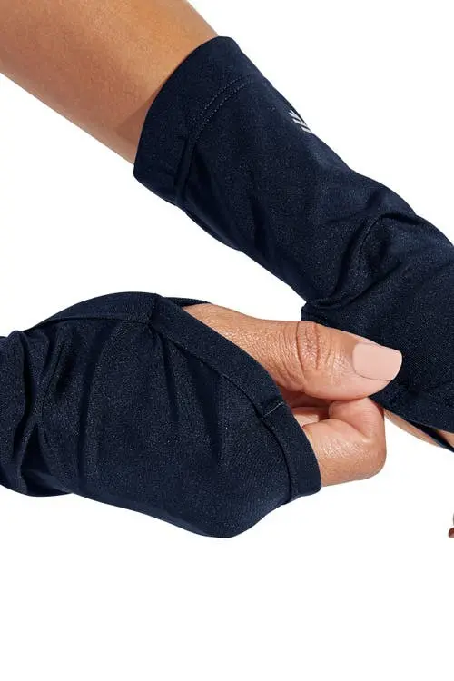 Coolibar Performance Upf 50+ Sun Protection Hand Covers - Navy