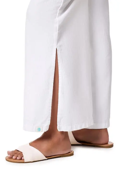 Coolibar Enclave Chambray Wide Leg Pants