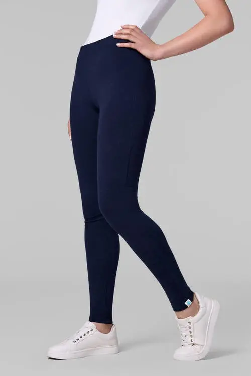 Coolibar Monterey Summer Leggings - Navy