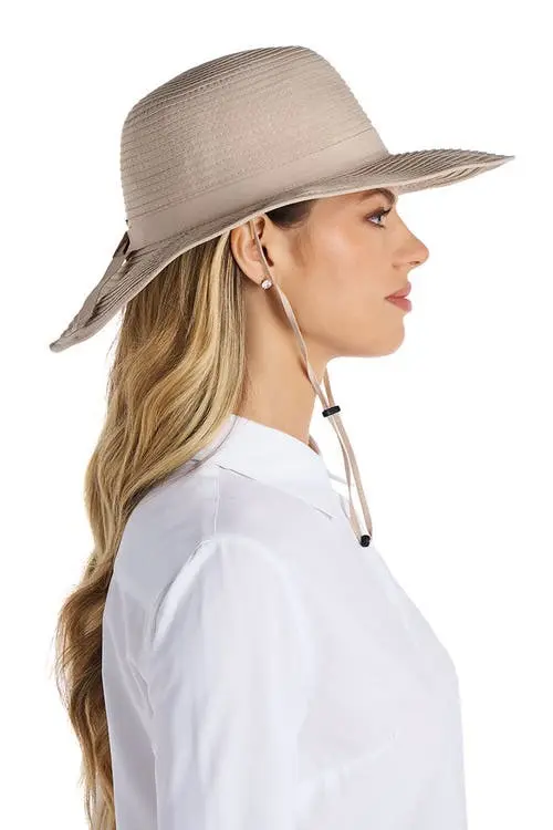 Coolibar Shelly Lightweight Travel Sun Hat - Tan