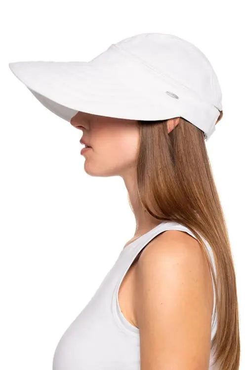 Coolibar Zip-off Visor Upf 50+ Sun Protection