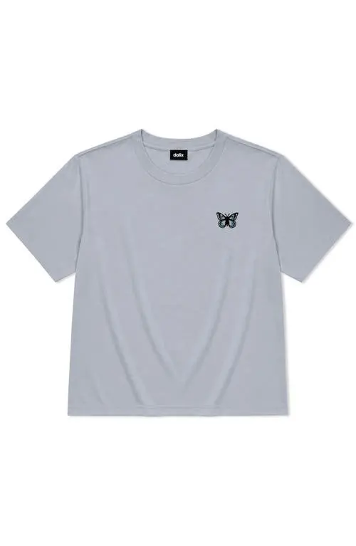 DALIX Butterfly Relaxed Midweight Jersey Tee - Powder