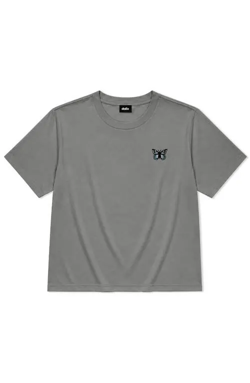 DALIX Butterfly Relaxed Midweight Jersey Tee - Shadow