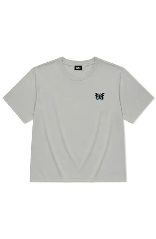 DALIX Butterfly Relaxed Midweight Jersey Tee - Storm Gray